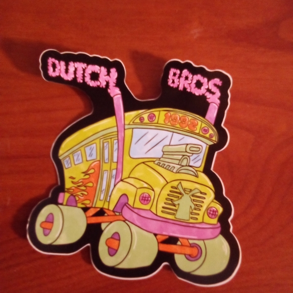 Dutch Bros | Office | Dutch Bro School Bus Sticker | Poshmark